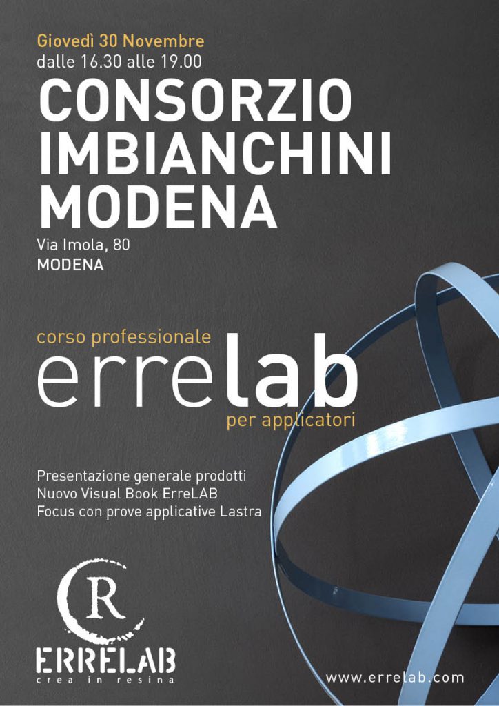 INCONTRA ERRELAB - OTTOBRE E NOVEMBRE 2017 - ErreLab